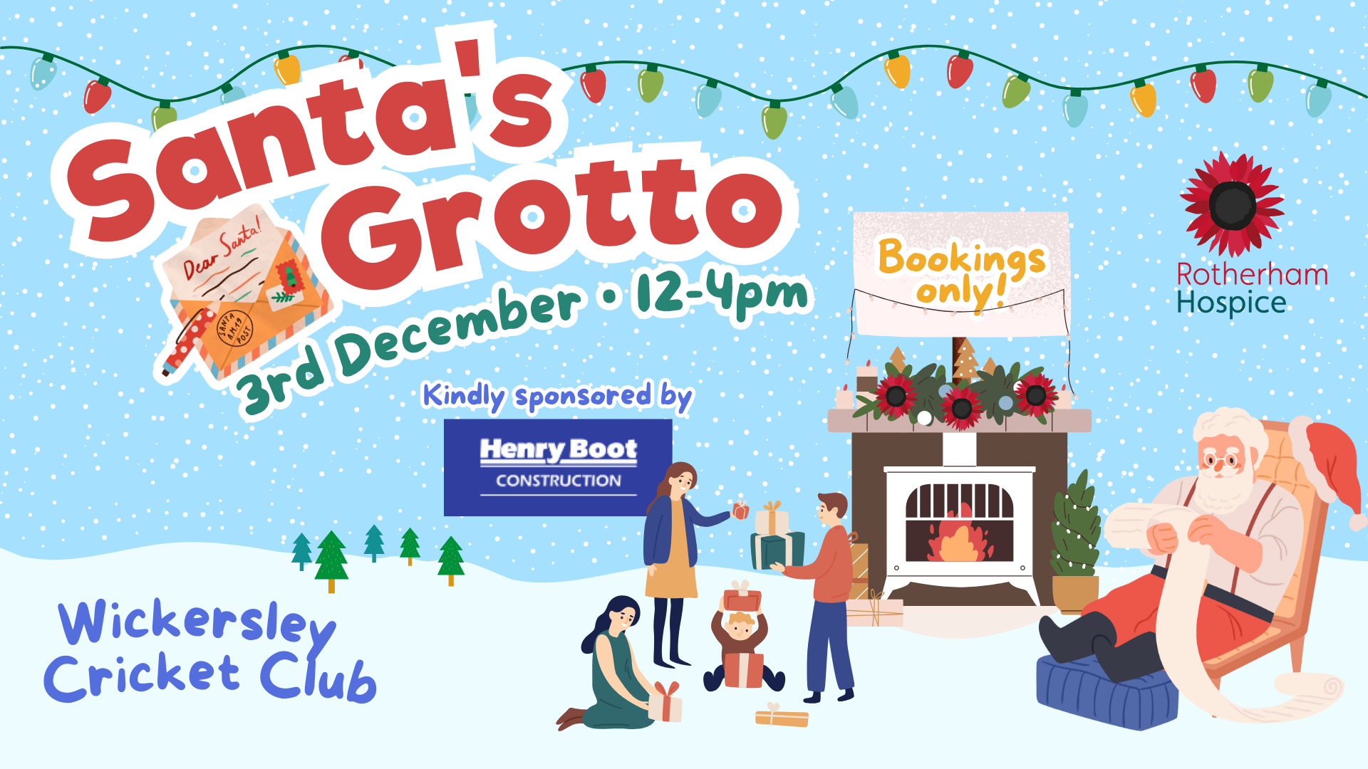Santa's Grotto at the Rotherham Hospice Christmas Fair - Rotherham Hospice